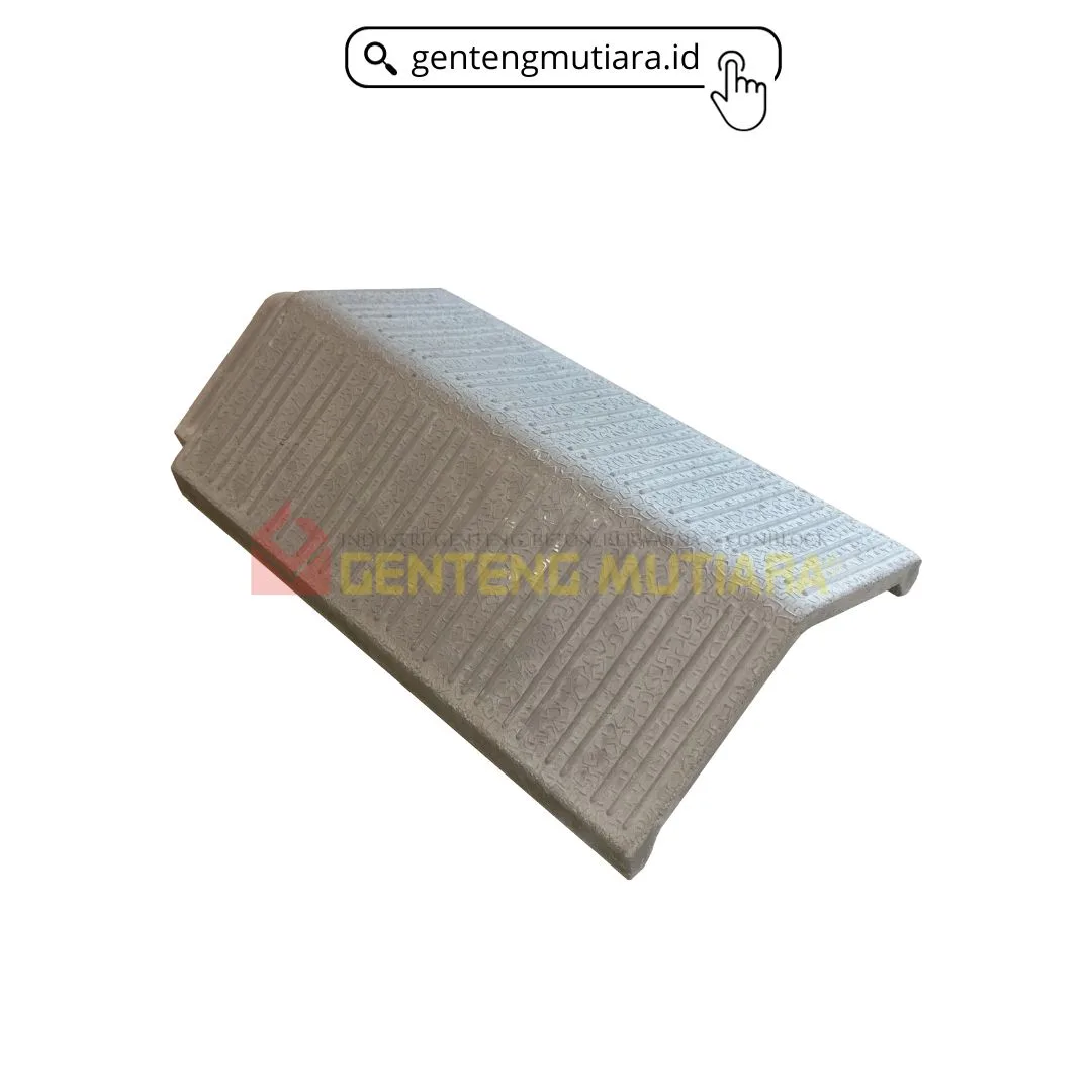 Wuwung Samping Kanan/Kiri Flat Garis - Genteng Mutiara - Genteng Beton ...